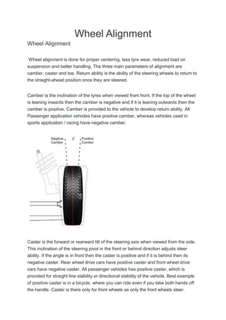 Wheel Alignment | PDF