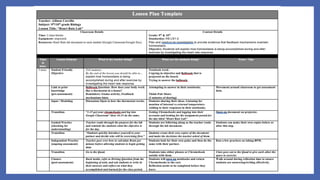 Example Lesson | PPT