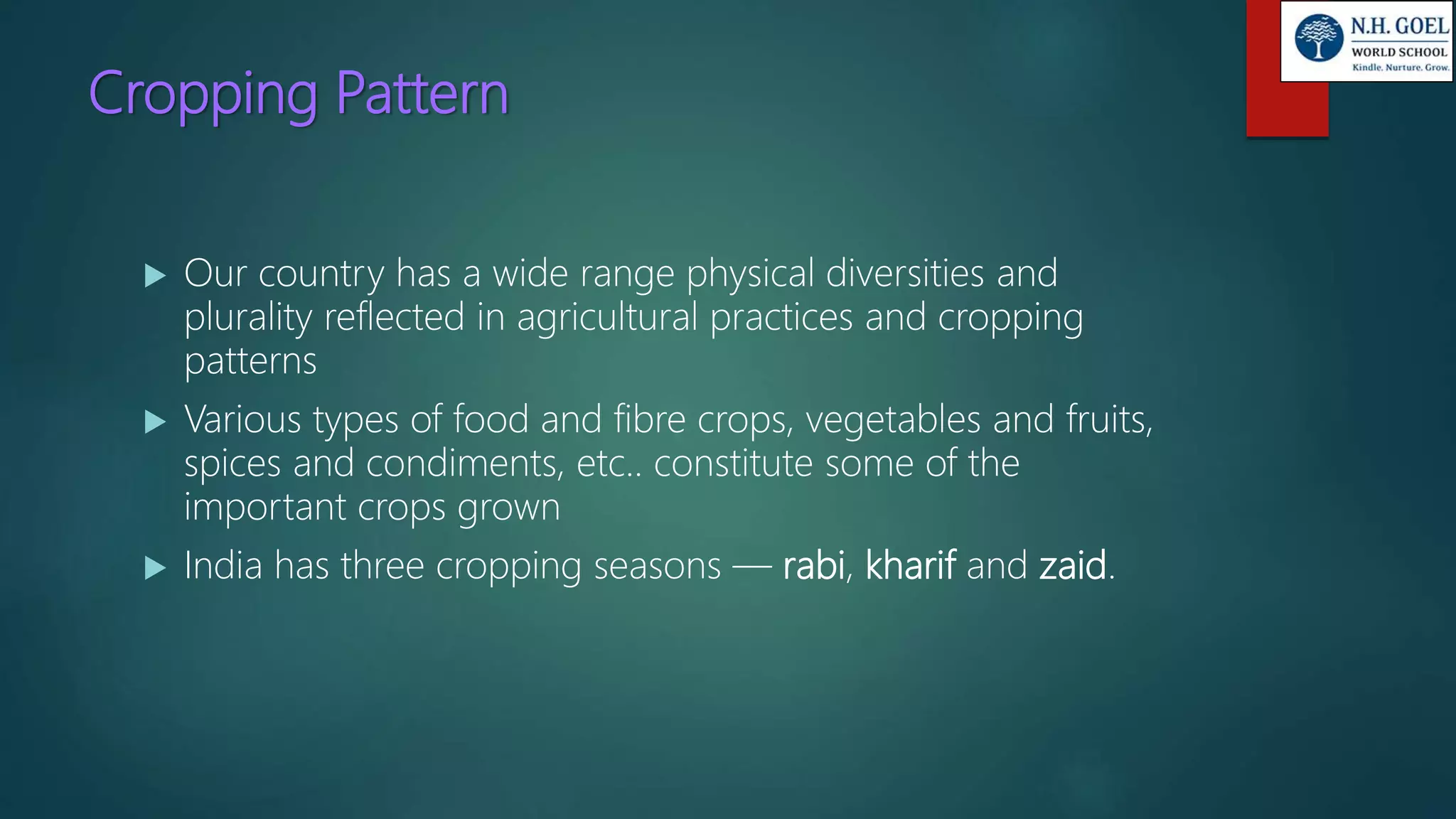 Class X Geography Agriculture | PPTX