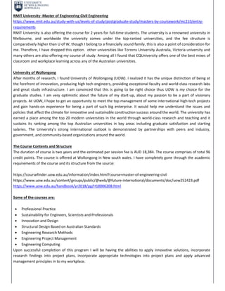Statement of Purpose | PDF