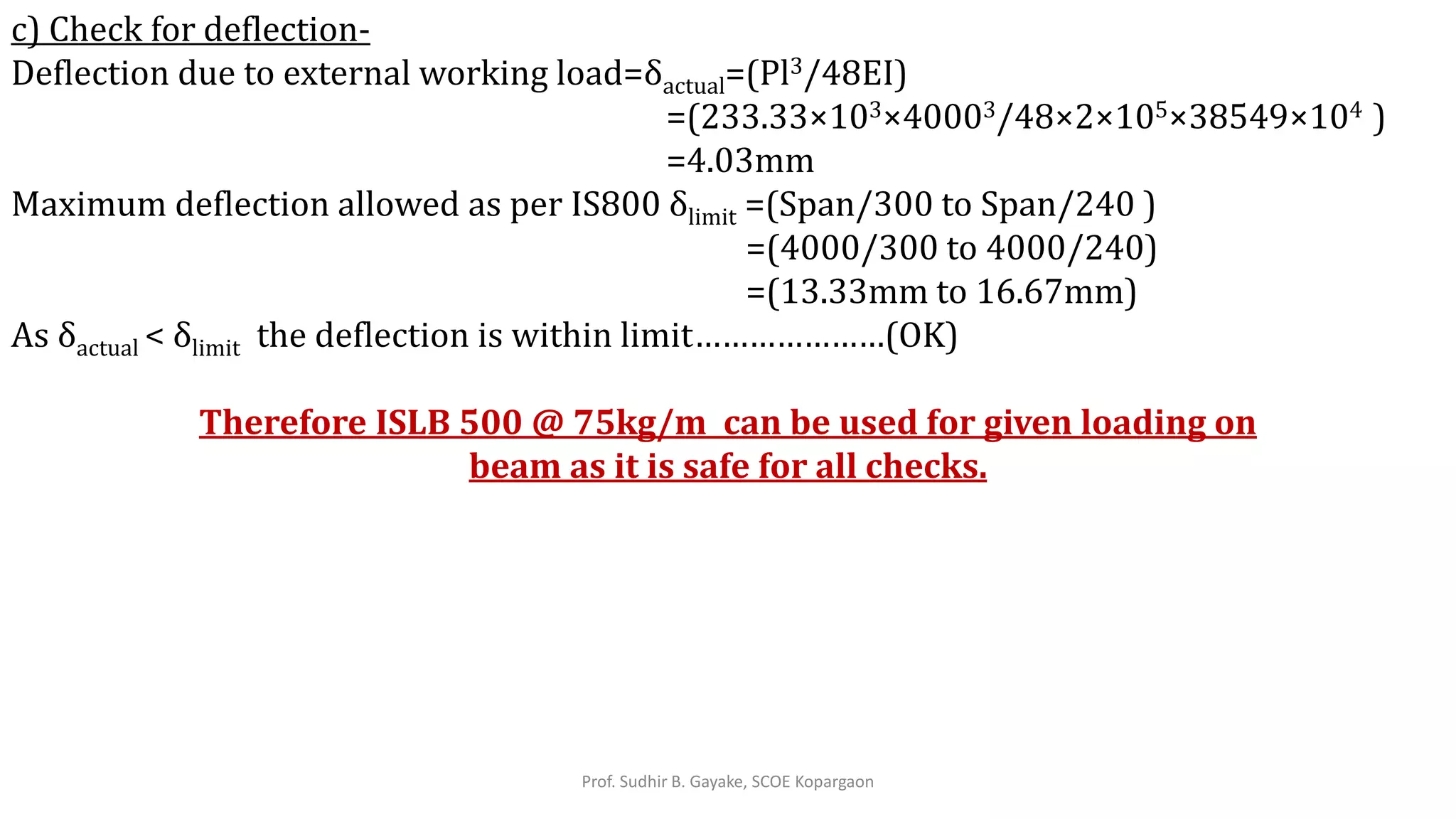 4a i numerical on design of laterally supported beams | PDF | Civil ...