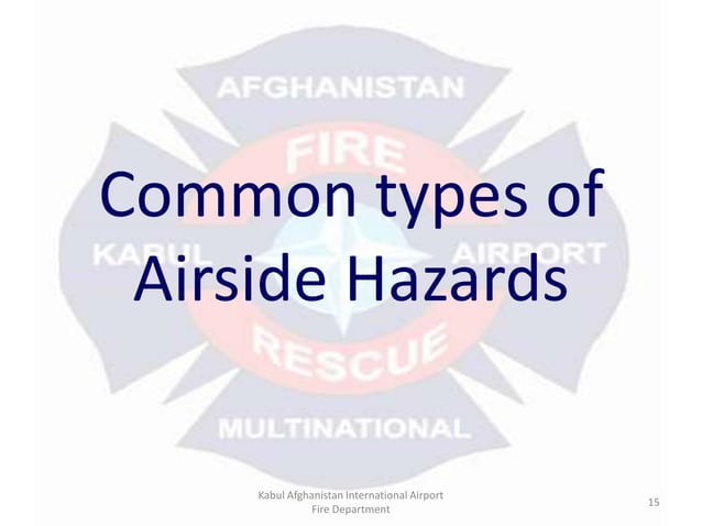 Airside Hazards And Risks | PPTX