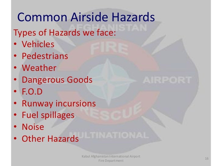 Airside Hazards And Risks
