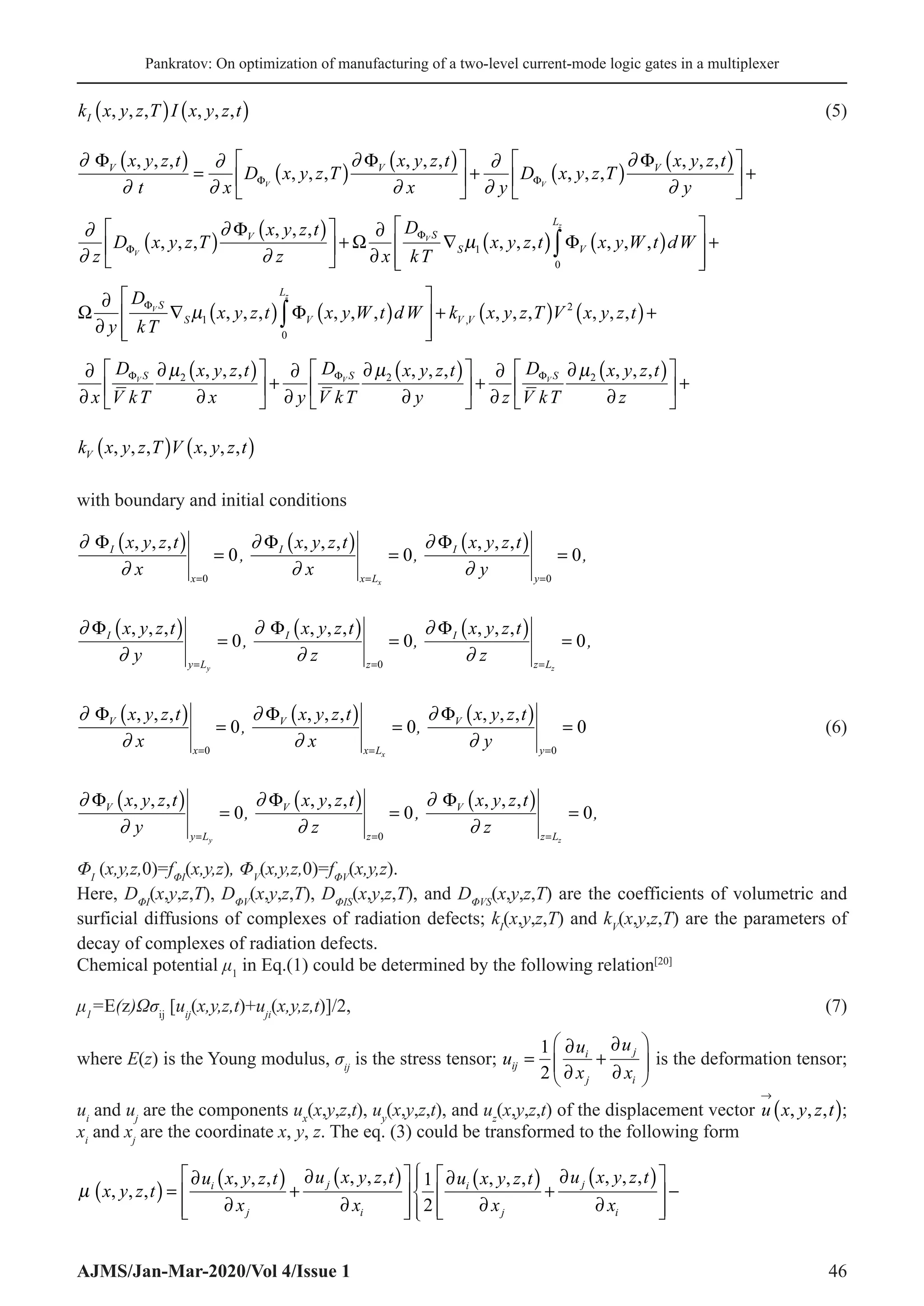 On Optimization of Manufacturing of a Two-level Current-mode Logic ...