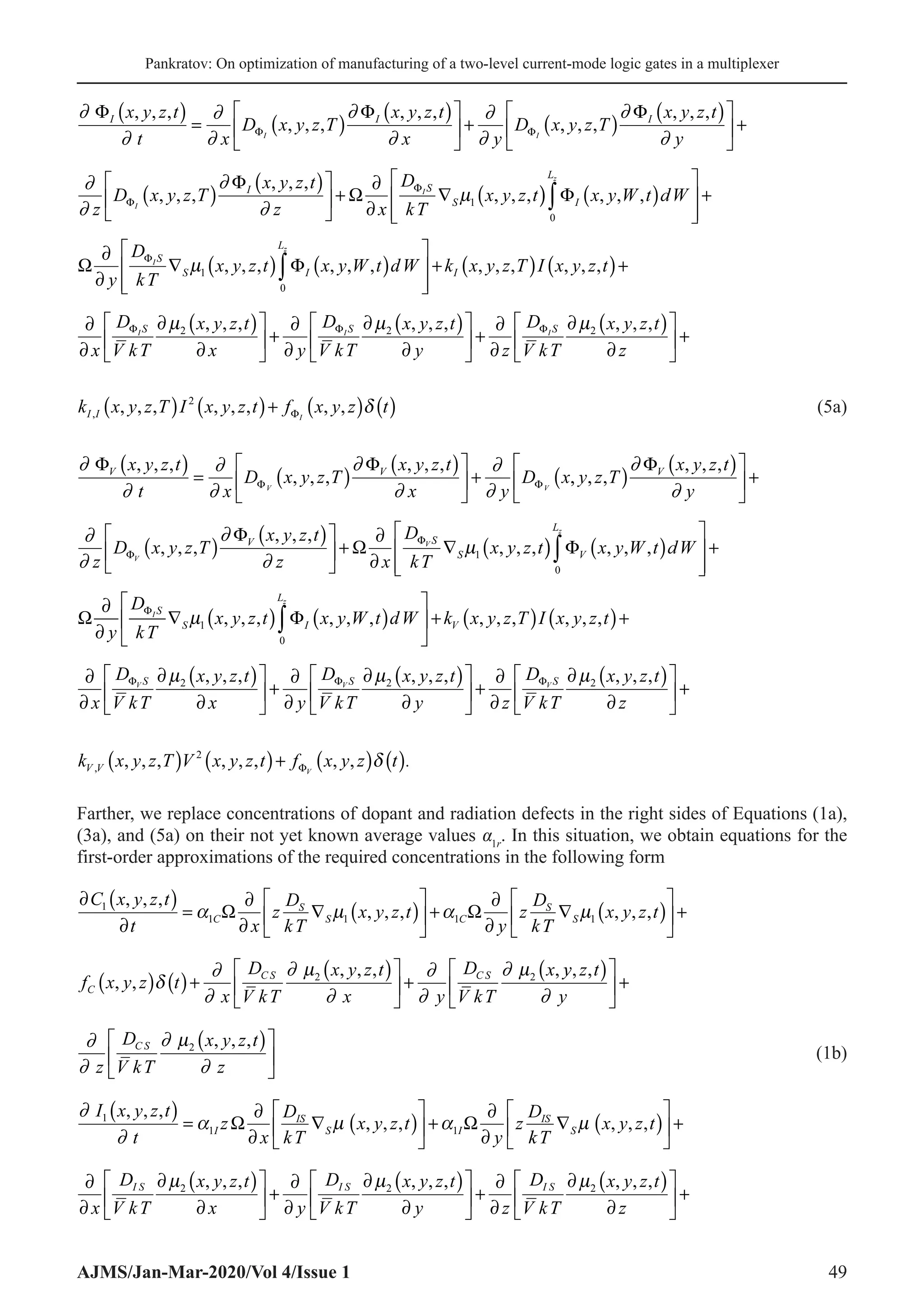 On Optimization of Manufacturing of a Two-level Current-mode Logic ...