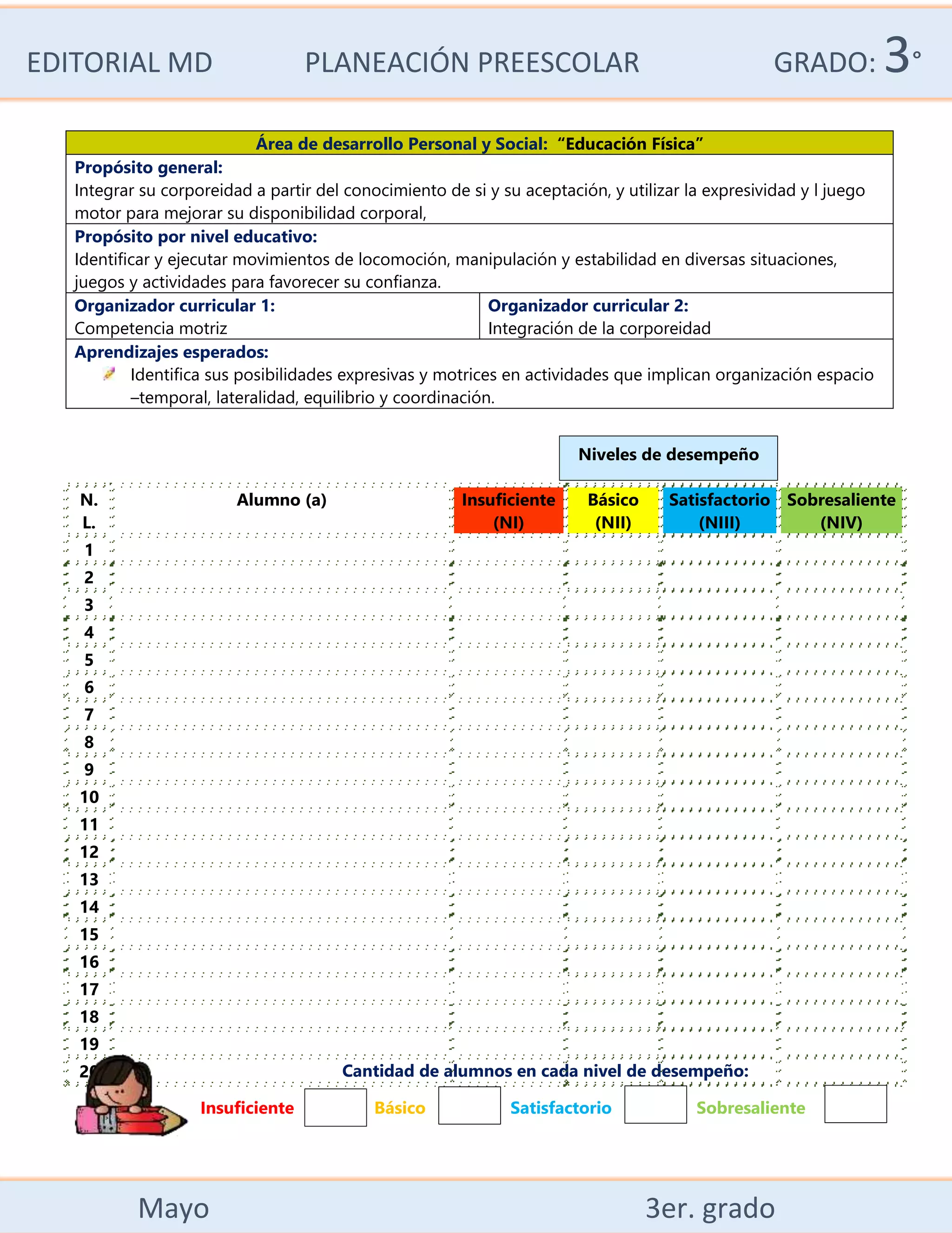 planeacion preescolar Mayo | DOCX