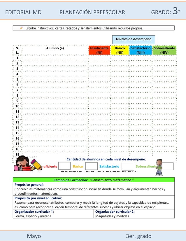planeacion preescolar Mayo | DOCX