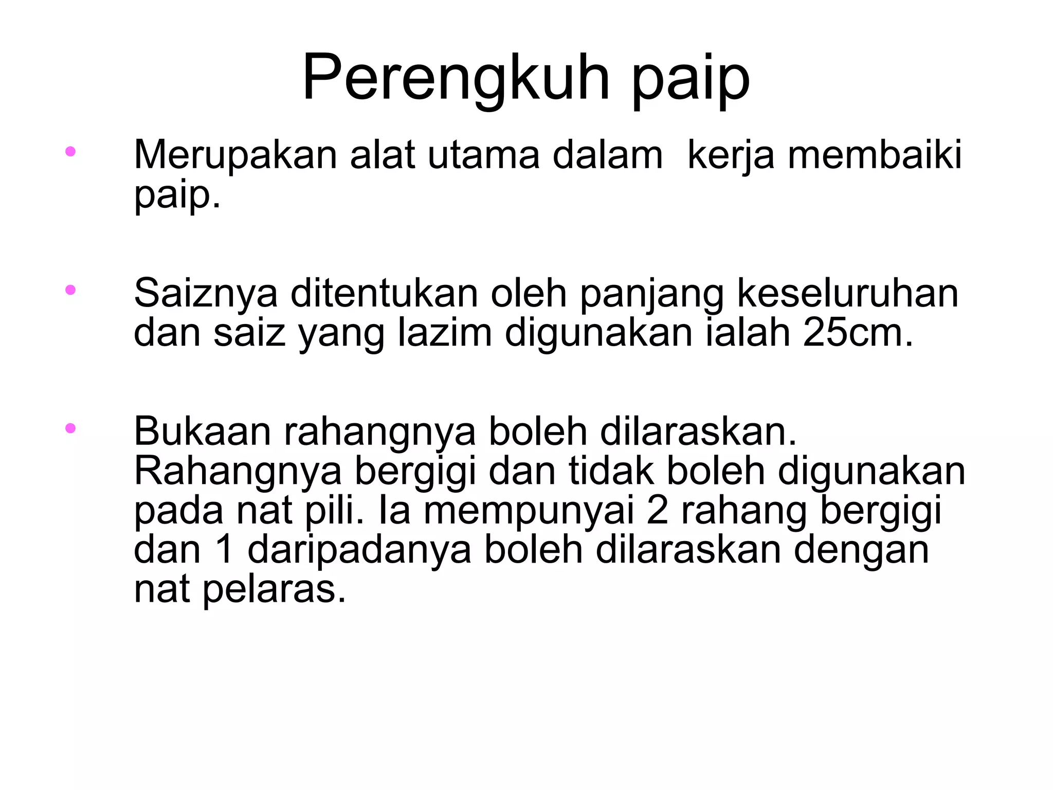 4) alatan paip | PPT