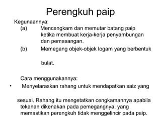 4) alatan paip | PPT