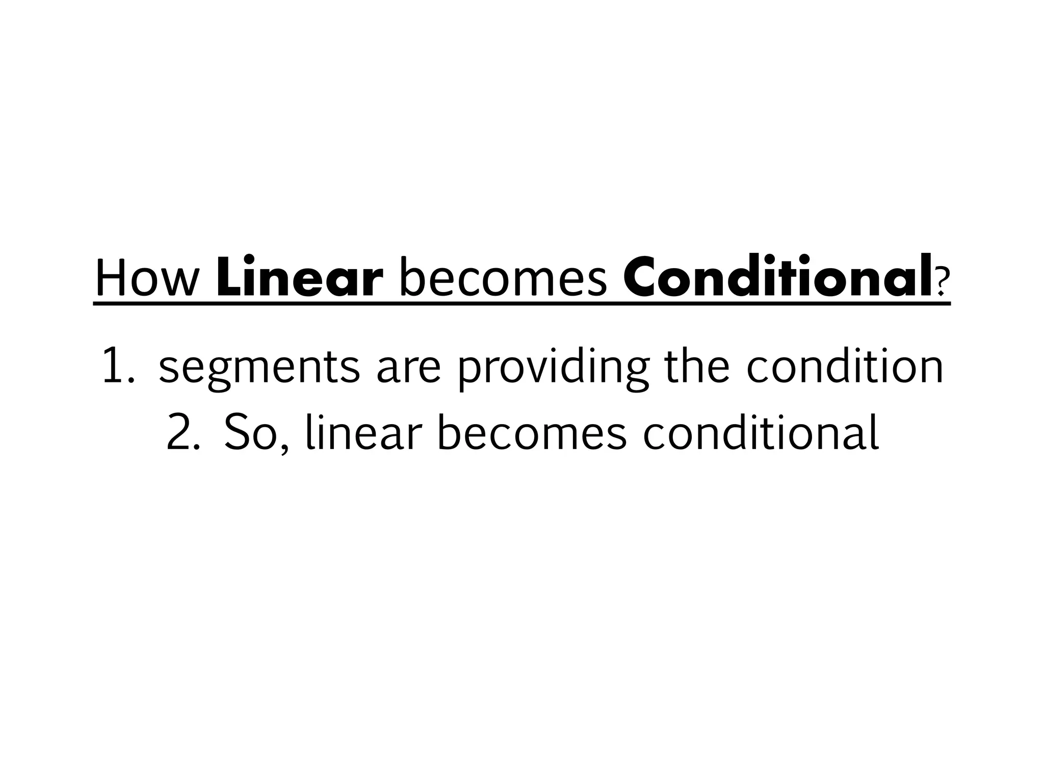 Linear and Conditionals for Tenses | PPTX