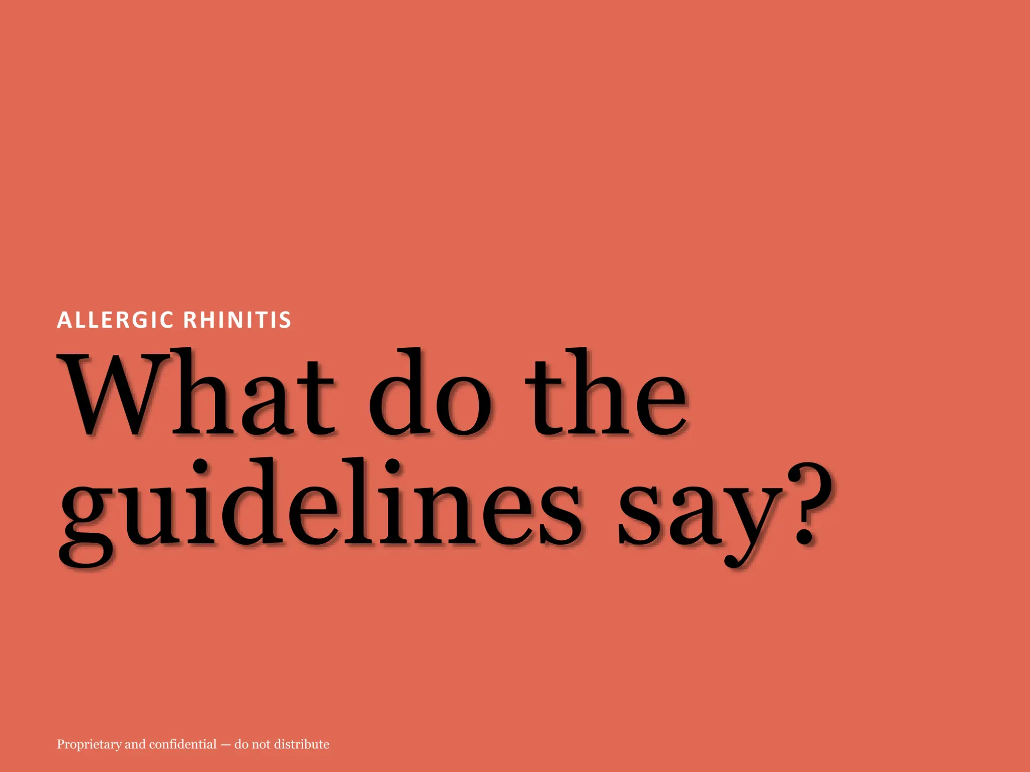 4 Allergic Rhinitis & URTI Allergic rhinitis – definition Burden and ...