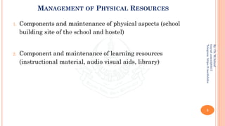 Management of Educational Resources P-1 | PDF