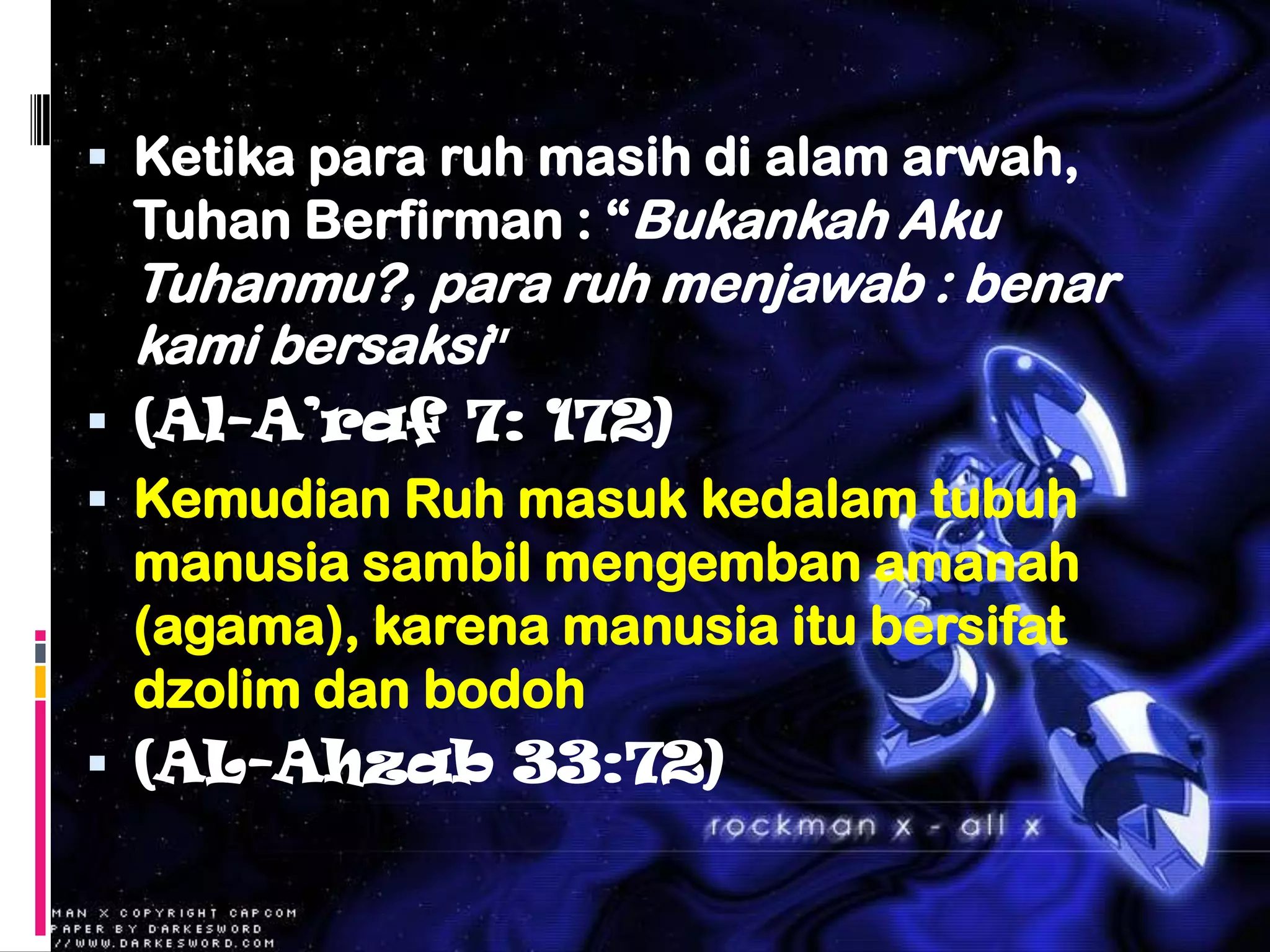 (4) amanah allah bagi setiap ruh manusia | PPT