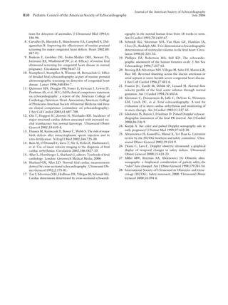 Guidelines and Standards for Performance of Fetal Echocardiography | PDF