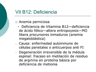 Relación De La Anemia Megaloblástica Y La Deficiencia De Vitamina B12 ...