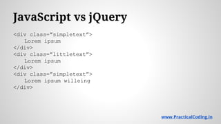 Introduction to j_query | PPT