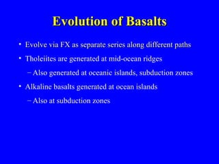 Origin of Basalt .pdf iggneous petrology | PPT