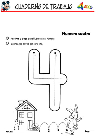 Cuaderno de trabajo II - 4 Años Matematica | DOC