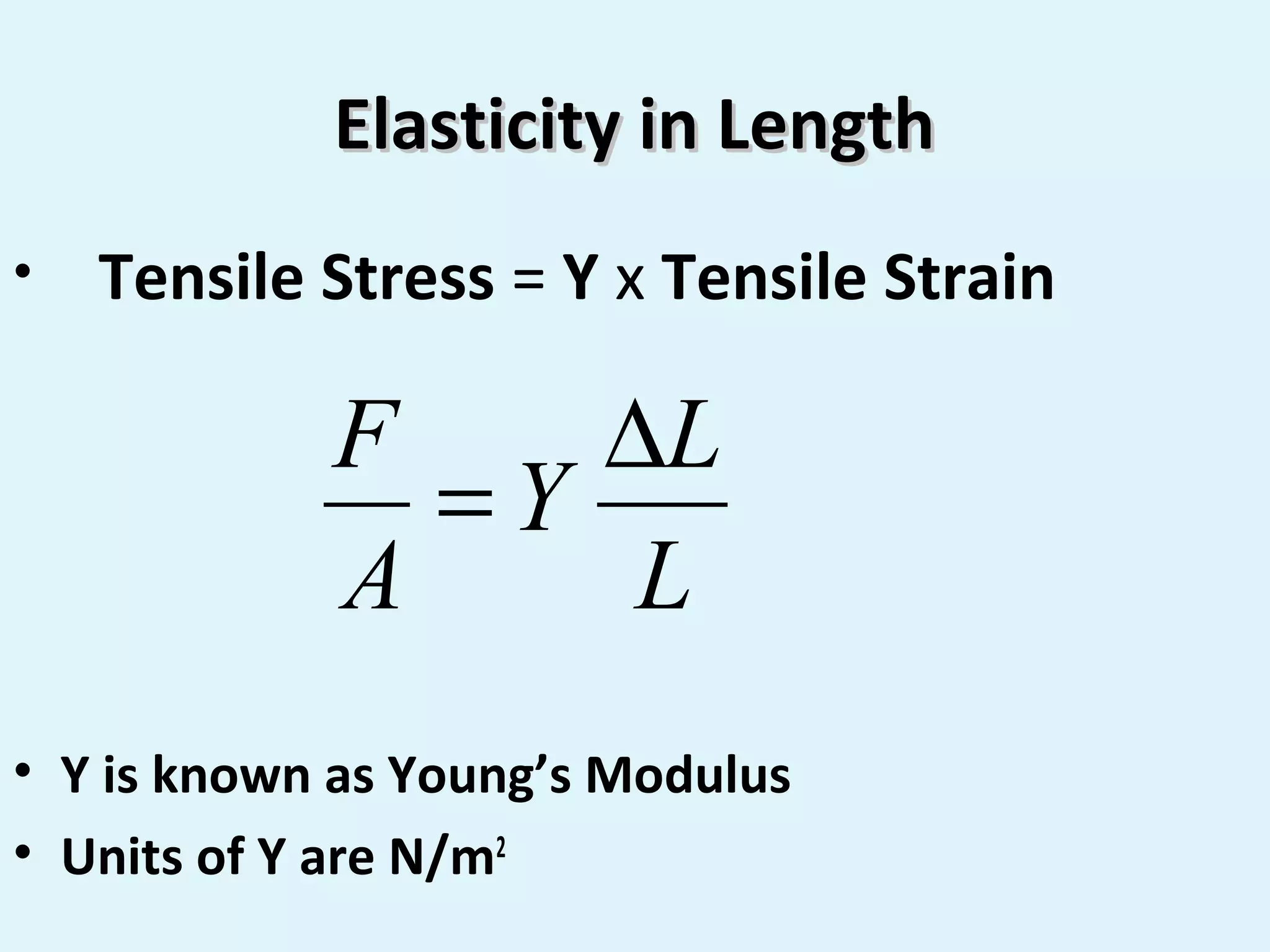 elastic properties of solids | PPT