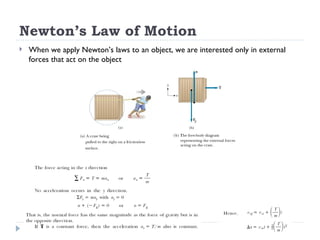 (4) applications of newton's law | PPT