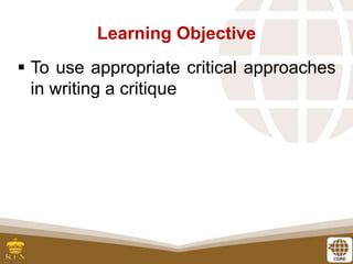 4_Approaches_in_Writing_a_Critique.ppt