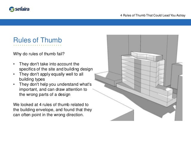 4 Architectural Rules of Thumb That Could Lead You Astray