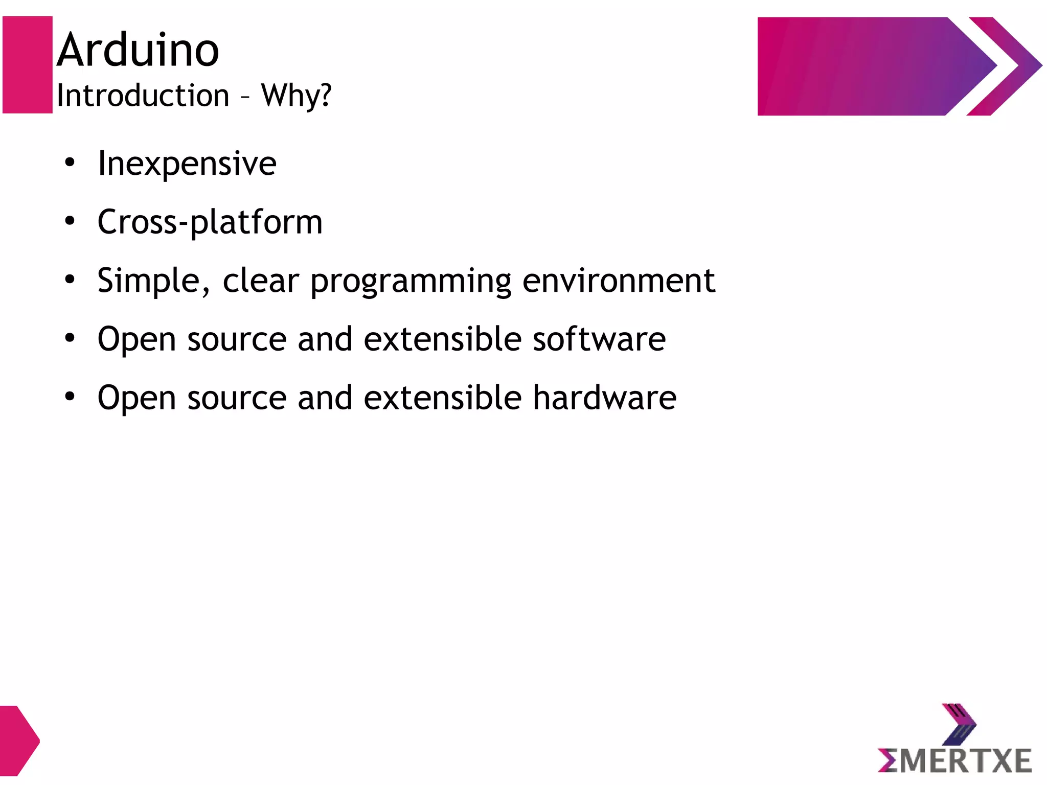 An introduction to Arduino | PPT