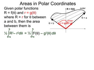 4 areas in polar coordinates | PPT