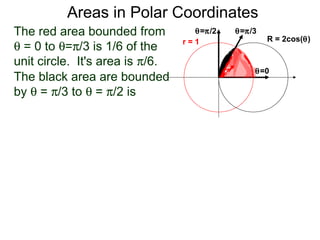 4 areas in polar coordinates | PPT