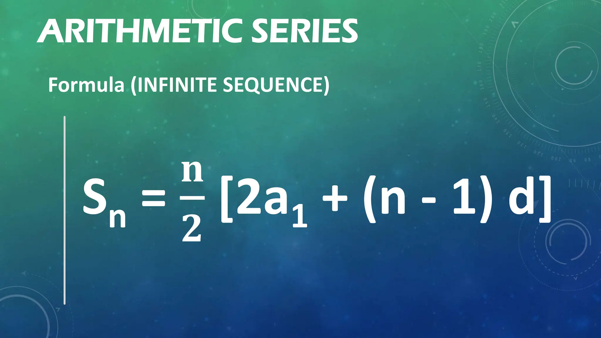 Grade 10 Mathematics Arithmetic Series Lesson | PPTX