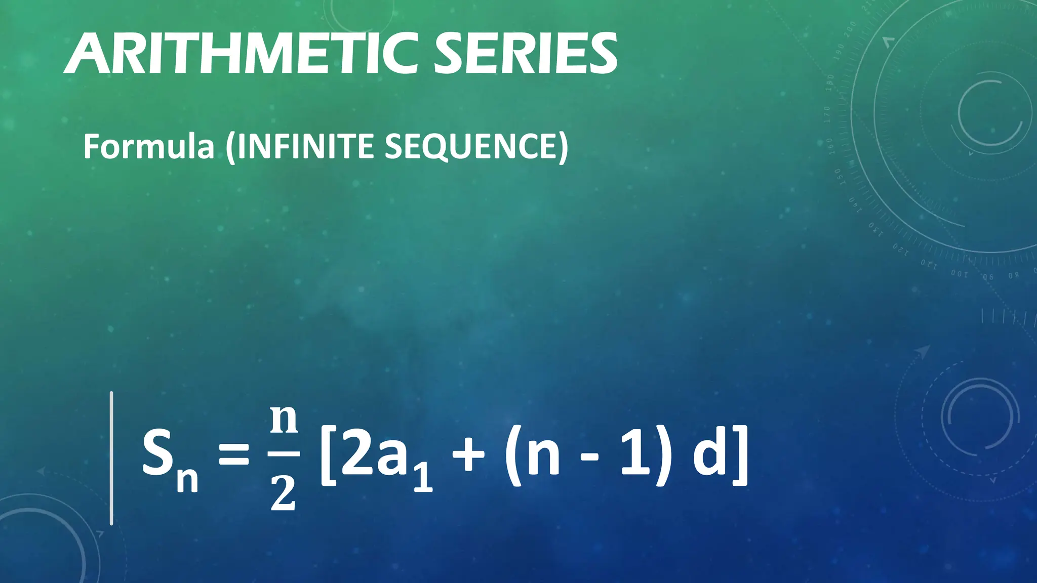 Grade 10 Mathematics Arithmetic Series Lesson | PPTX