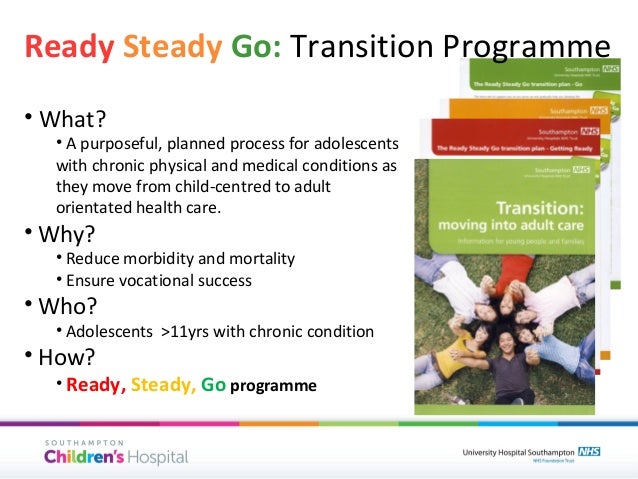 Implementing Transition - Ready Steady Go Dr Arvind Nagra