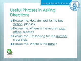 4 asking and giving directions | PPT