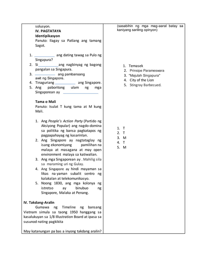 4 a's lesson plan | DOCX