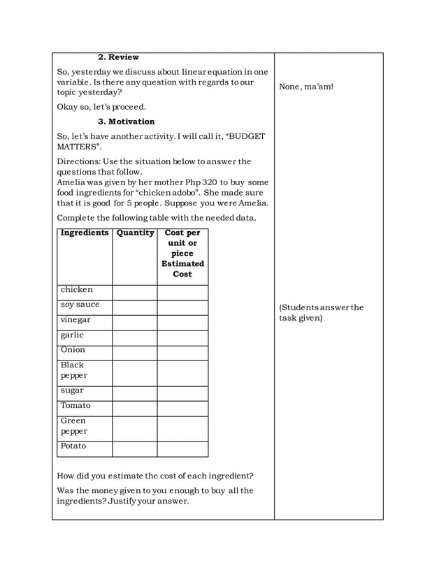 4 A's lesson plan.docx | Science