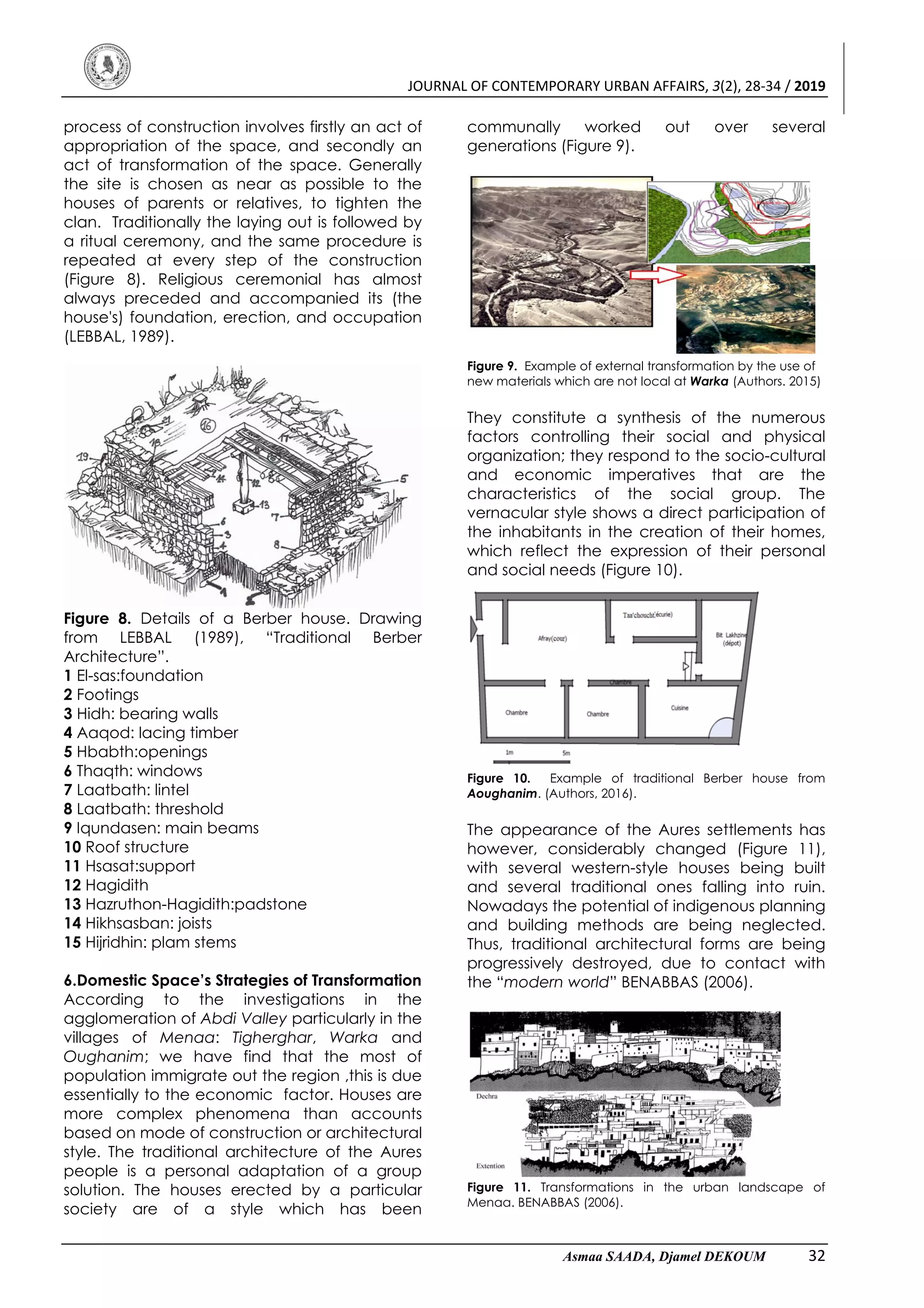 Transformation of Berber Traditional Planning and Living Spaces | PDF