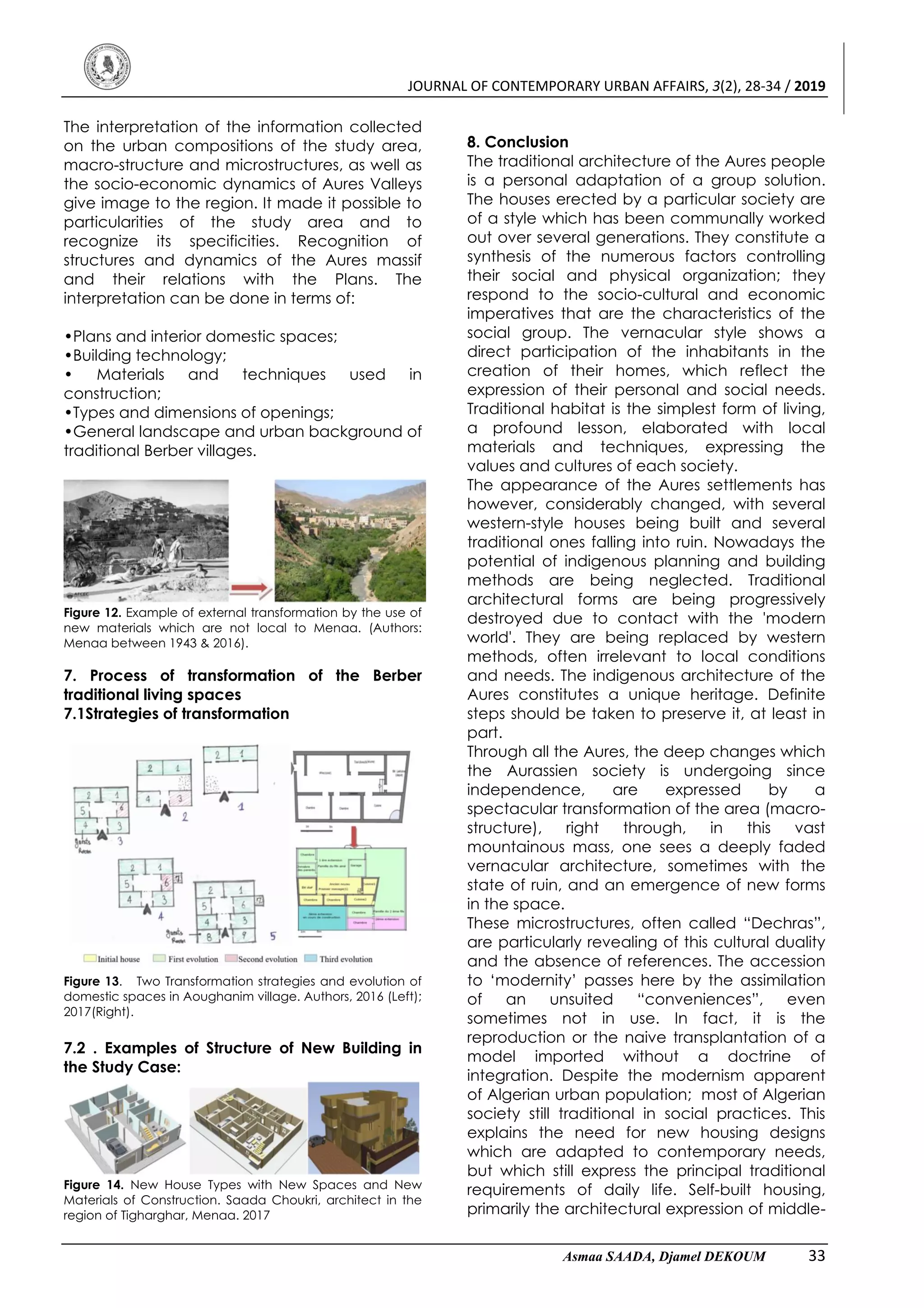 Transformation of Berber Traditional Planning and Living Spaces | PDF