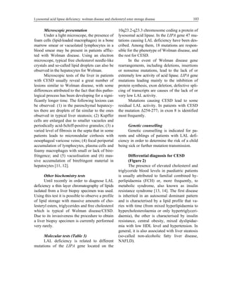 acid lipase | PDF | Blood Disorders | Diseases and Conditions