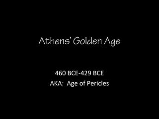 Athens Golden Age | PPT