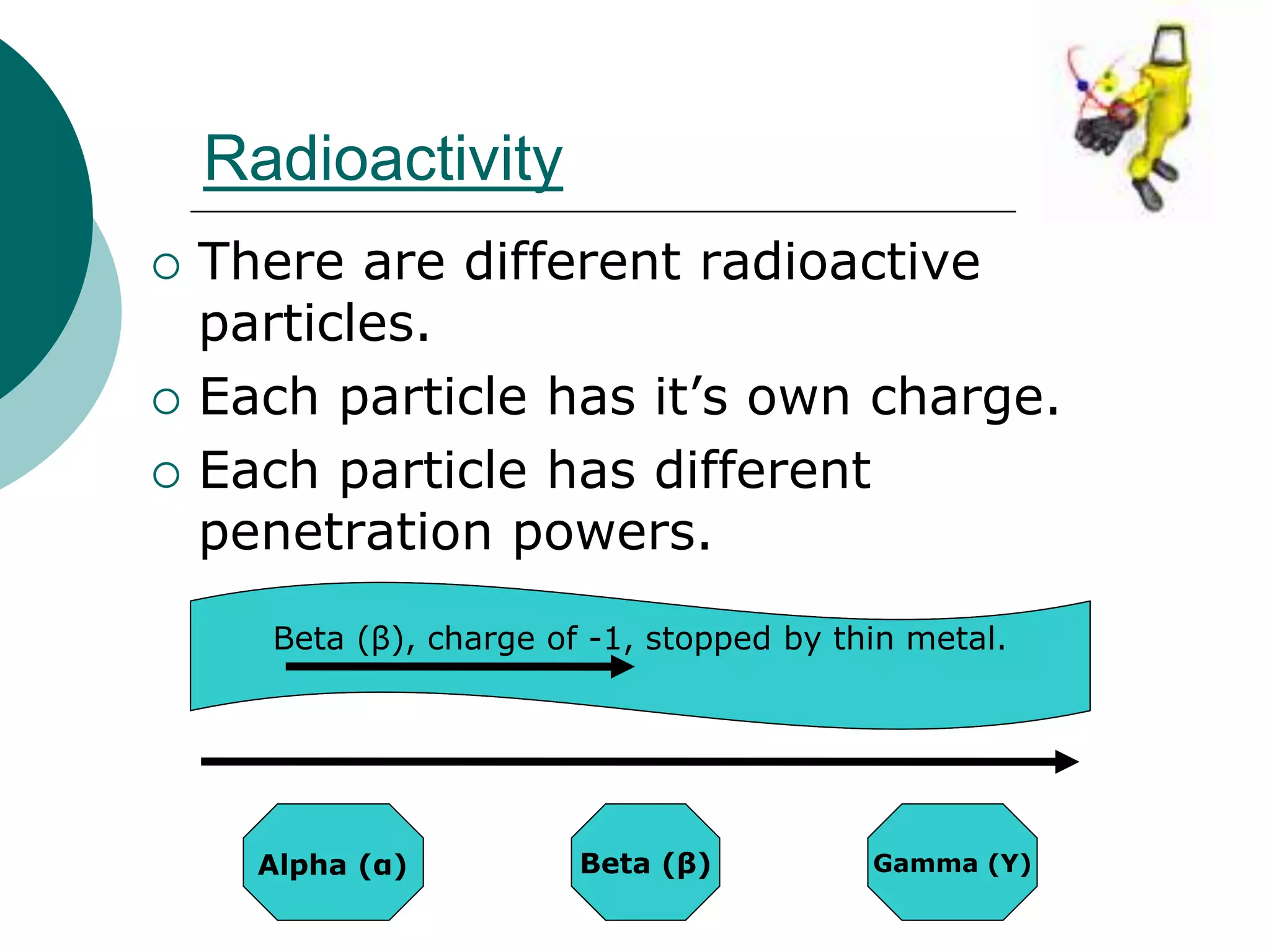 Atomic Structure Radioactivity | PPT