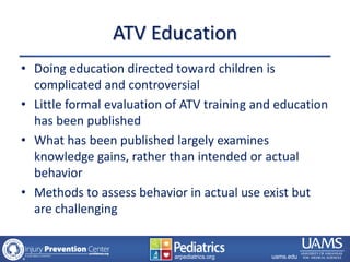 ATV Safety Summit: Consumer Awareness: Getting the Message Out ...