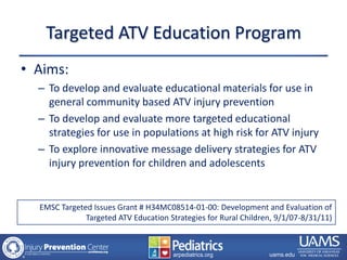 ATV Safety Summit: Consumer Awareness: Getting the Message Out ...