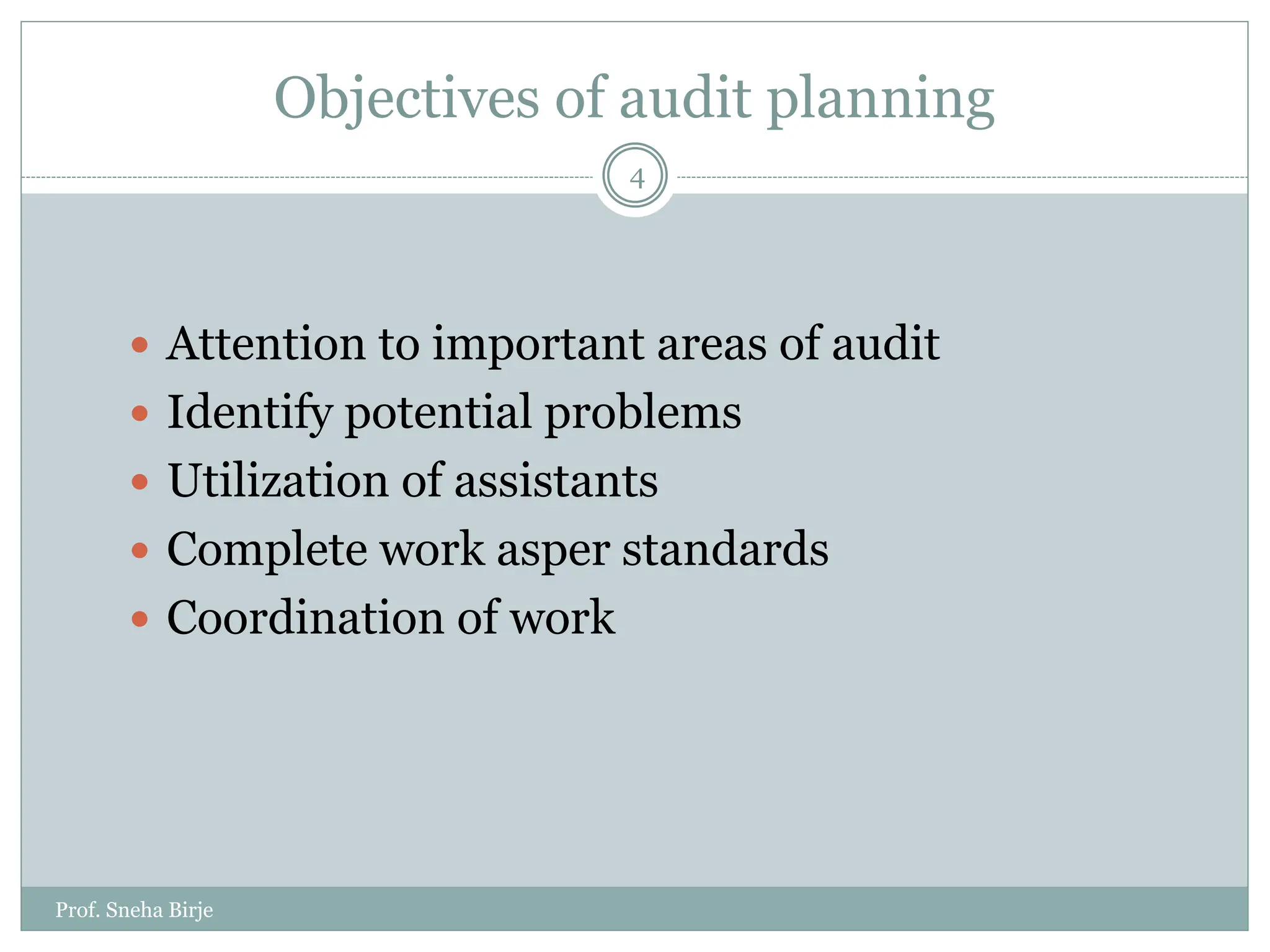 4) Audit planning & procedures.pptx