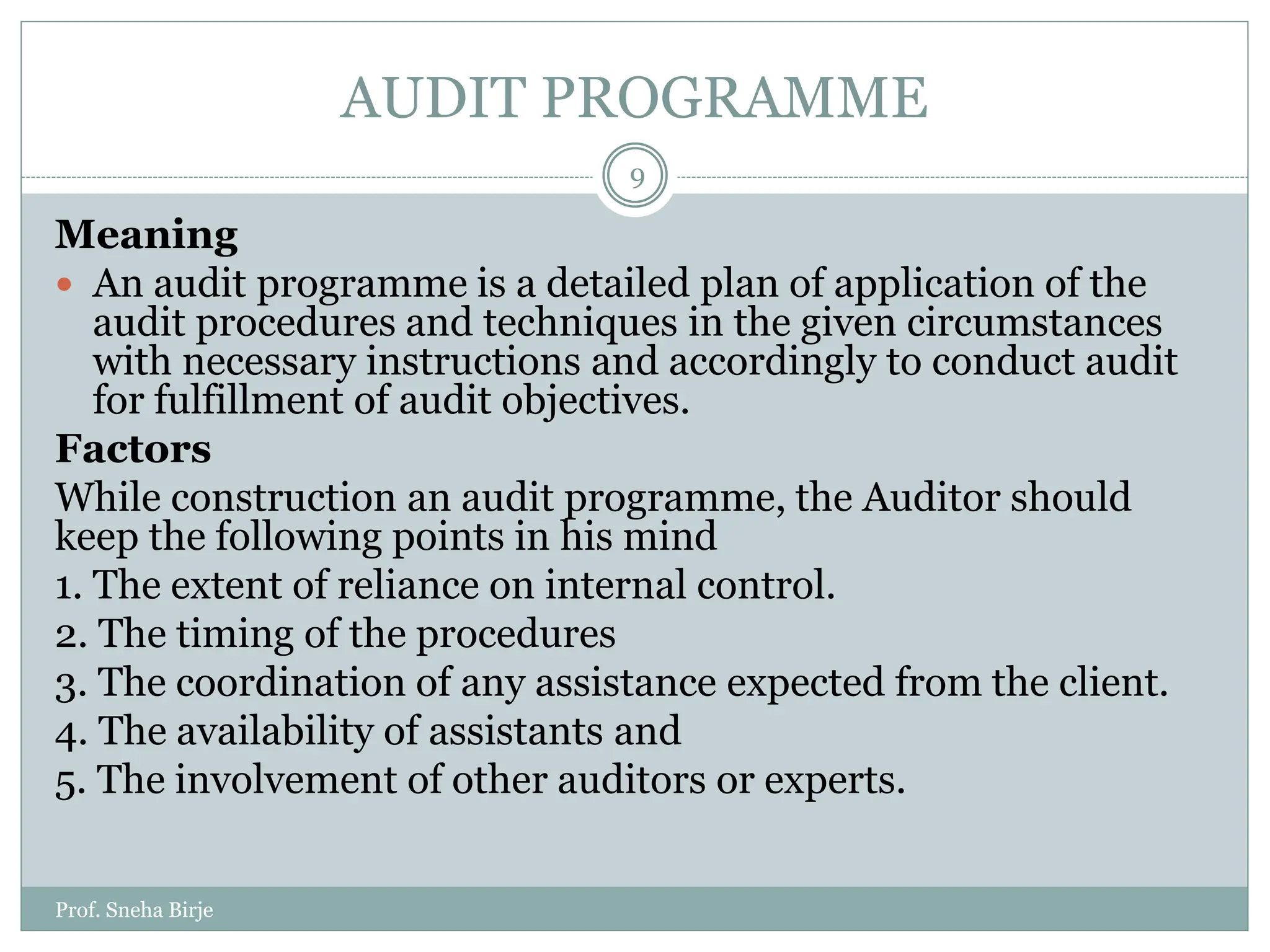 4) Audit planning & procedures.pptx