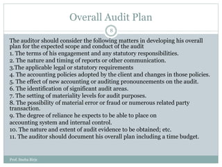 4) Audit planning & procedures.pptx