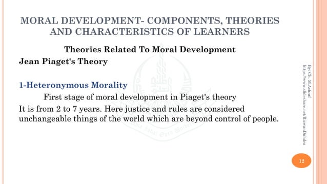 Moral Development - Components, Theories and Characteristics of Learners | PDF | Parenting ...