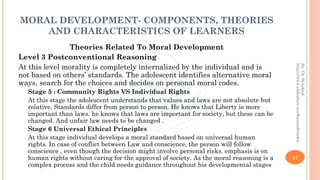 Moral Development - Components, Theories and Characteristics of ...