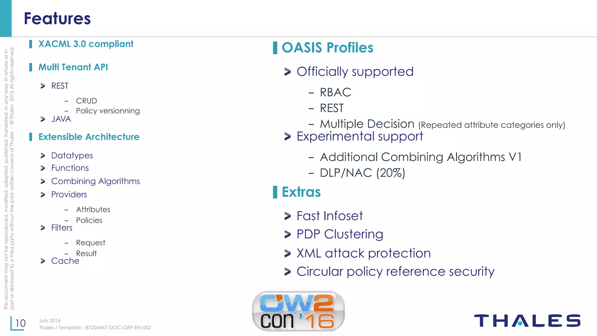 AuthzForce - Open Source Next-gen Access Control Framework for the Enterprise, OW2con'16, Paris ...