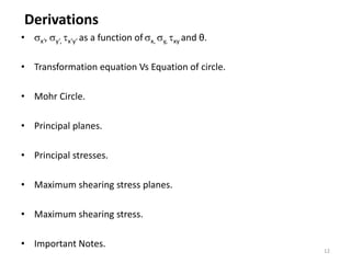 4b. Stress Transformation Equations & Mohr Circle-1.pptx