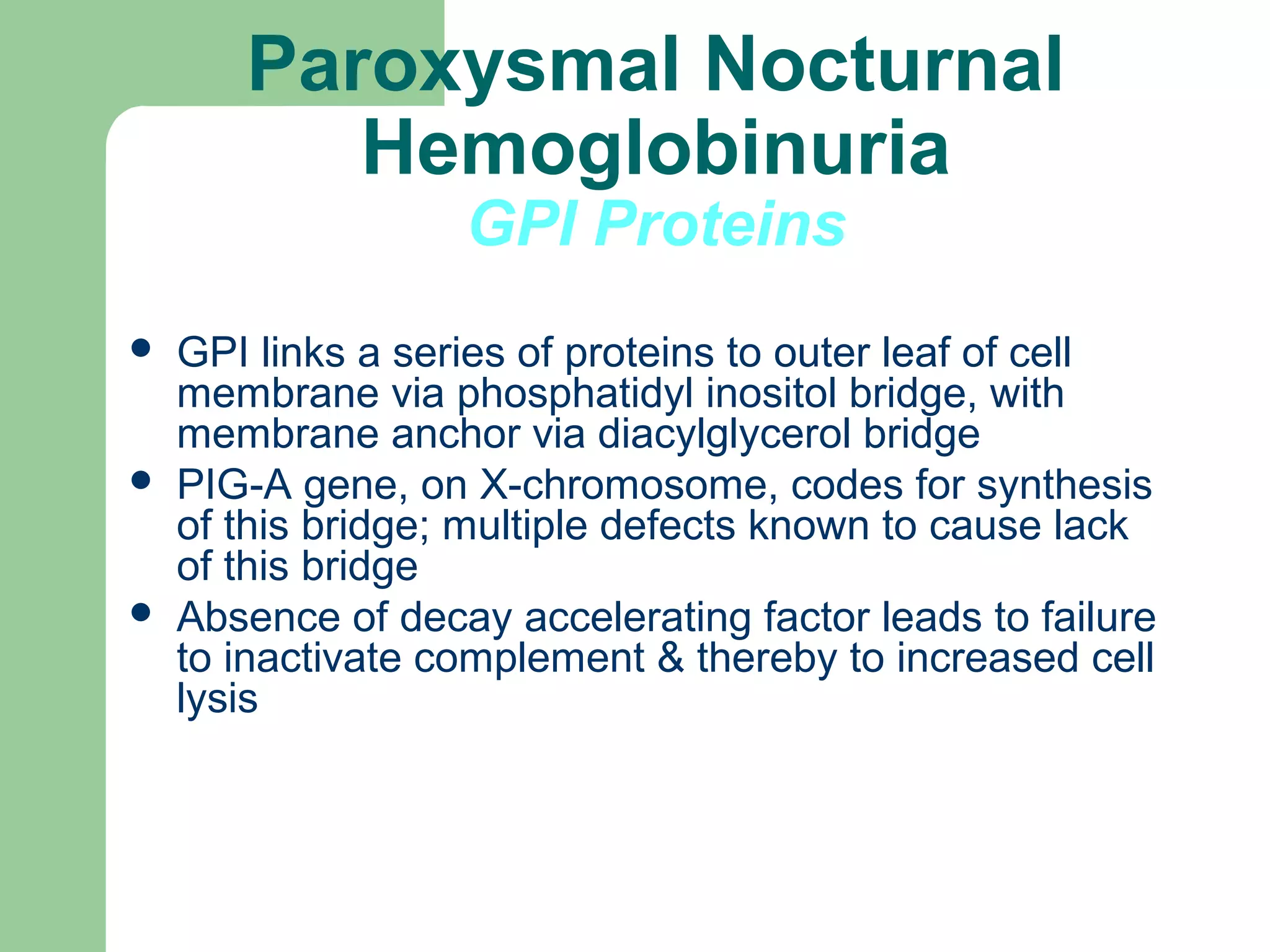 hemolytic anemia (cell membrane defect) | PPT